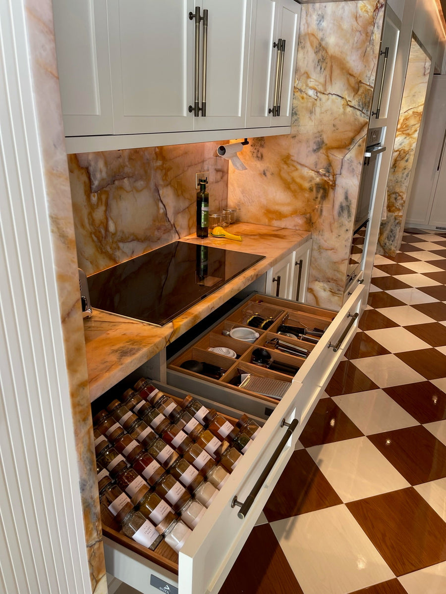 Kitchen Spice drawer and Utensils – Neatly